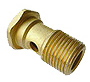 Brass Single Banjo Stem Metric 1 - | IWE Ltd