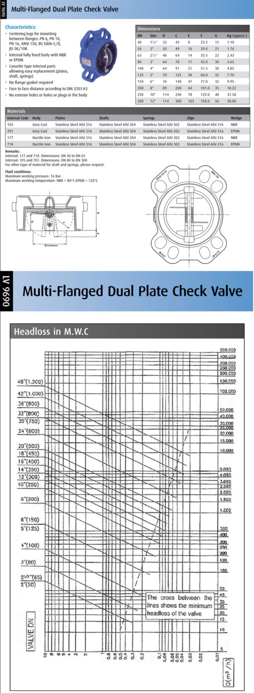 Double Plate Check Valves from Industrial Water Equipment Ltd