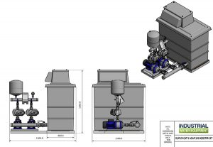 CAT 5 Break Tank and Booster Set from Industrial Water Equipment Ltd