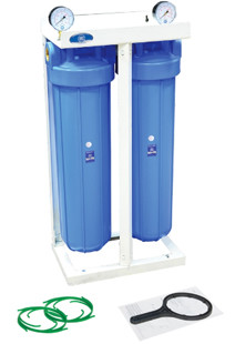 20 Inch Double Big Blue Water Filter Housing - | IWE Ltd