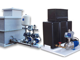 CAT 5 Break Tank and Booster Pump - | IWE Ltd